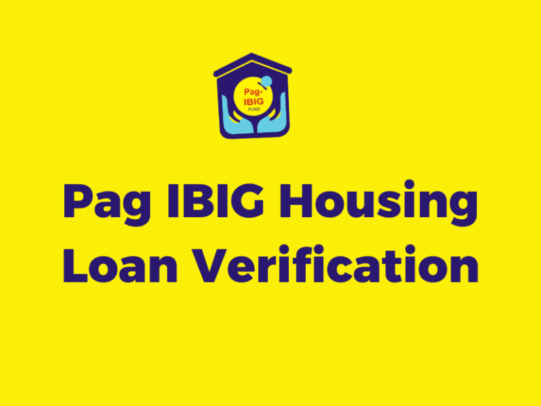Pag IBIG Housing Loan Verification 2025 | PIHLC
