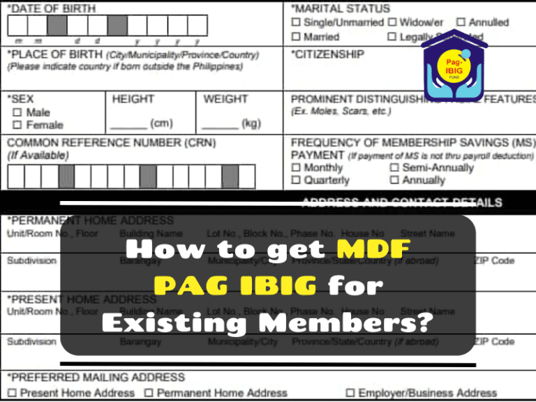How to Get MDF PAG IBIG for Existing Members? | PIHLC