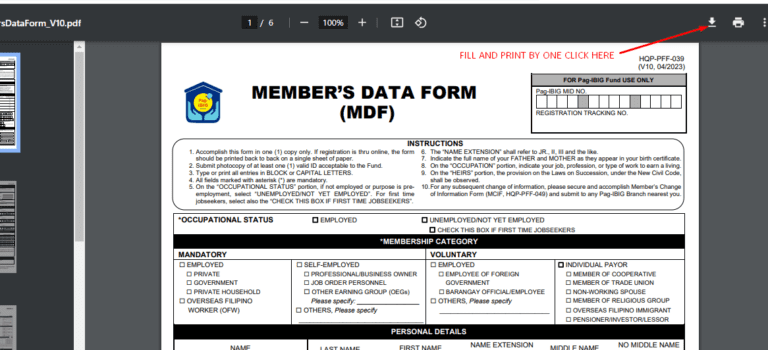 [1 Click Away] How to Print PAG IBIG MDF? | PIHLC