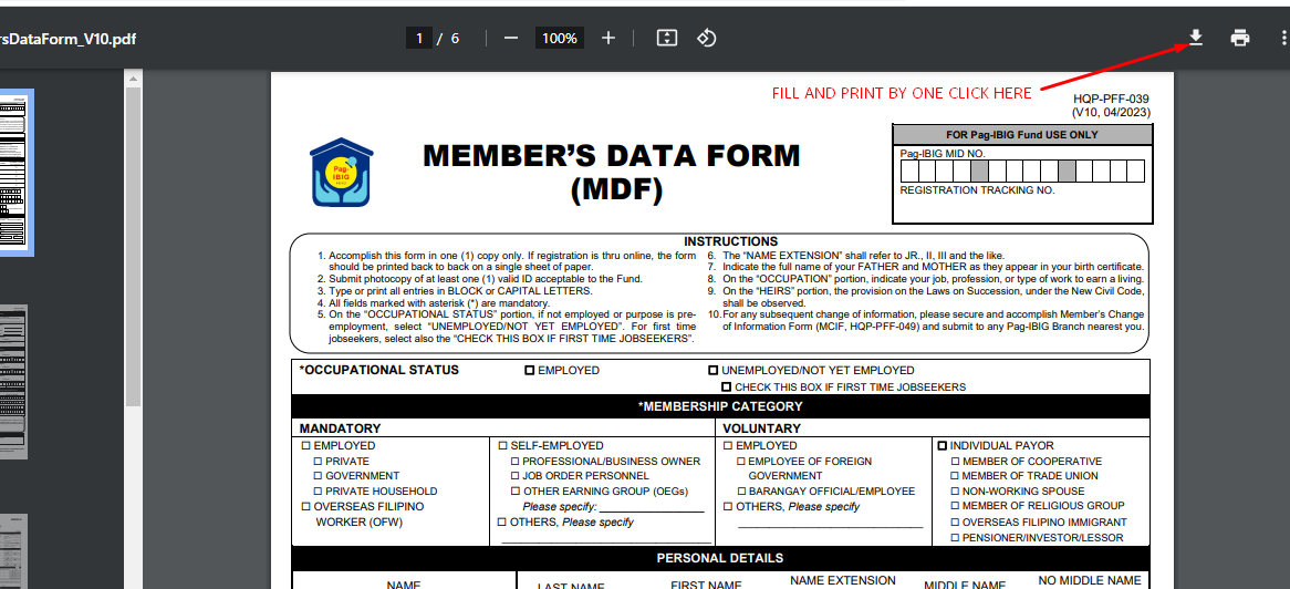 [1 Click Away] How to Print PAG IBIG MDF? | PIHLC