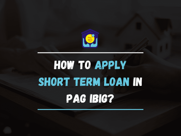 How to Apply Short Term Loan in PAG IBIG in 2026? | PIHLC
